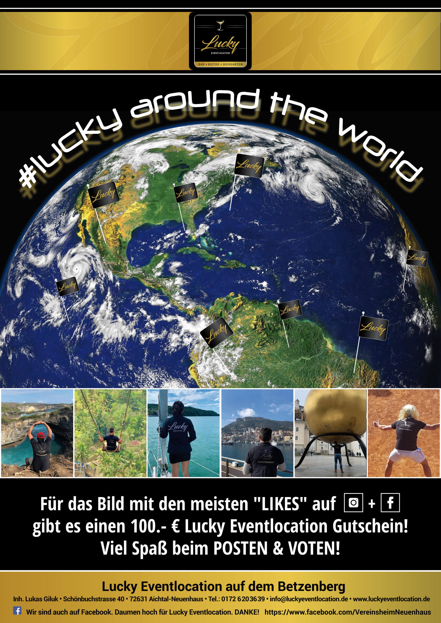 Lucky around the World – Lucky Eventlocation